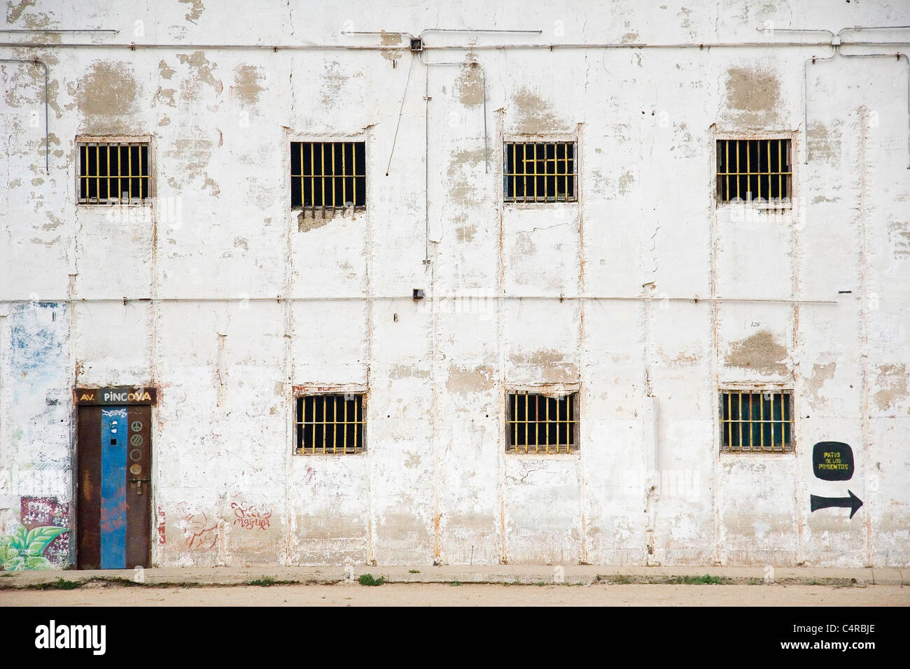 Exterior of Ex-carcel (art museum and former prison), Valparaiso, Chile ...