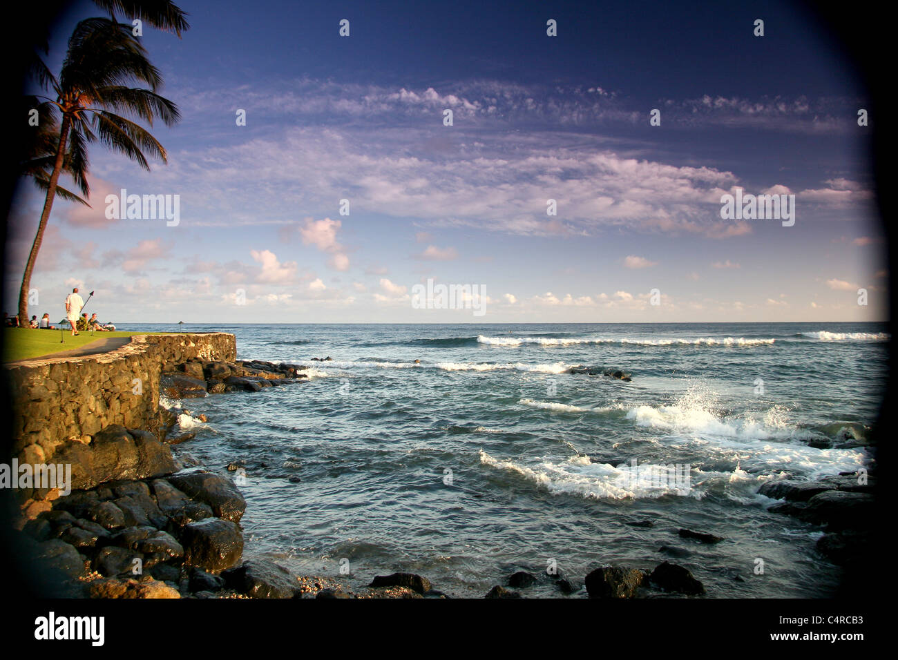 Lawai Beach sunset, Kauai, Hawaii, USA Stock Photo - Alamy