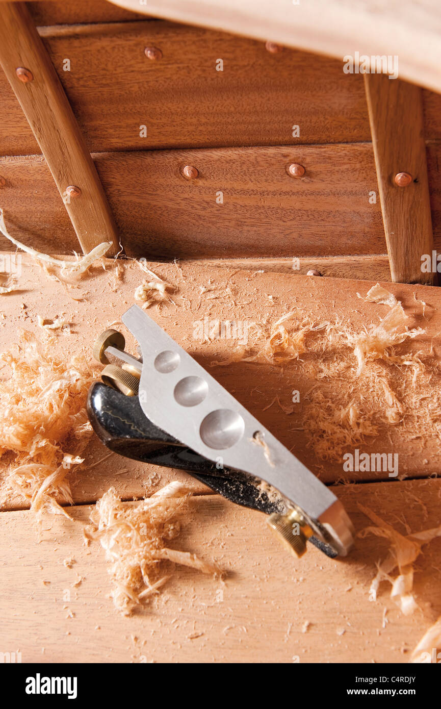 A block plane woodworking tool Stock Photo - Alamy