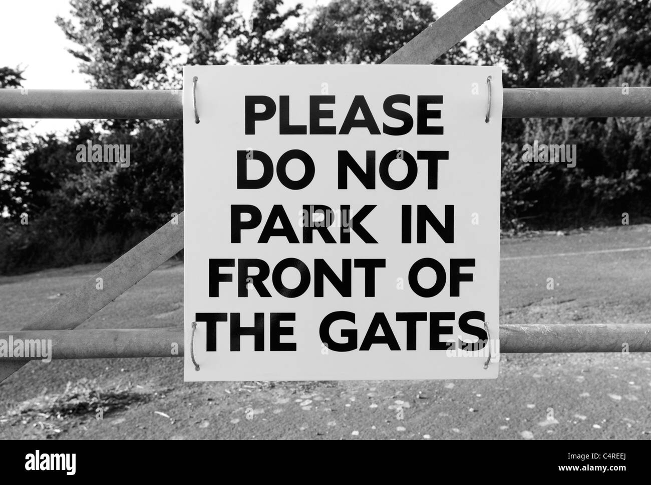 Park gates Black and White Stock Photos & Images - Alamy
