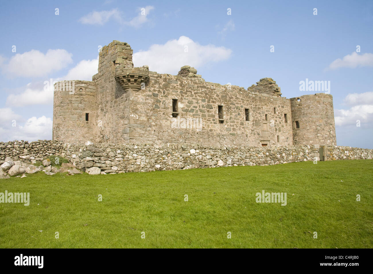 Unst Shetland Isles Muness Castle built by Laurence Bruce, half brother ...