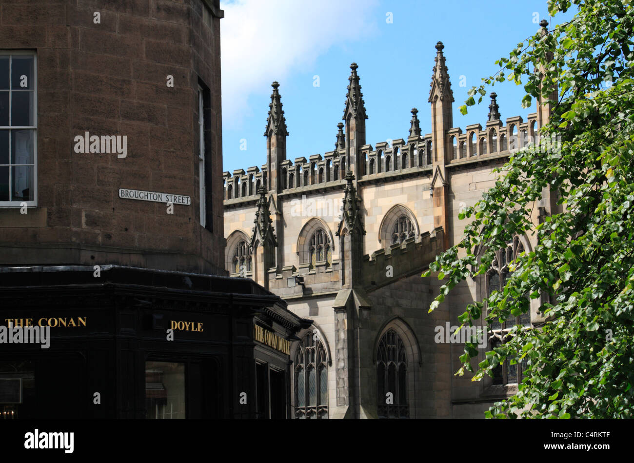 The Conan Doyle public house in Edinburgh, Scotland Stock Photo - Alamy