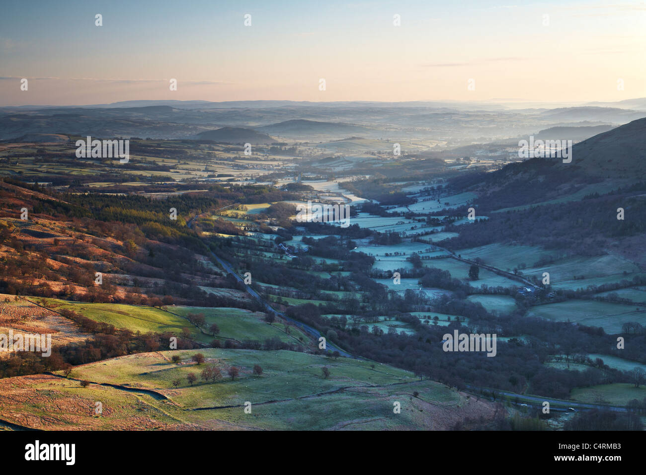 Glyn Tarell from Craig Cerrig-gleisiad, Brecon Beacons National Park ...