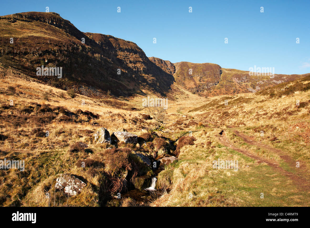 Craig Cerrig-gleisiad, Brecon Beacons National Park, Wales Stock Photo ...