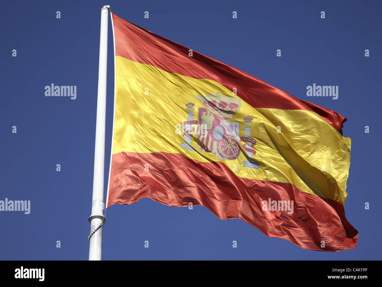 Spanish flag nation red yellow travel tourism hi-res stock photography ...