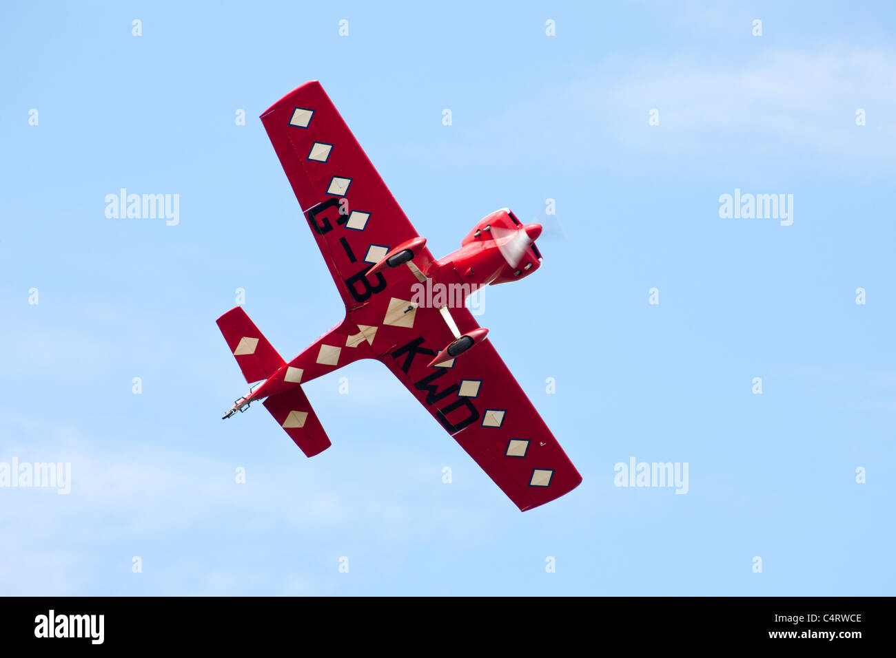 Taylor Titch G-BKWD in flight at Sturgate Airfield Stock Photo - Alamy