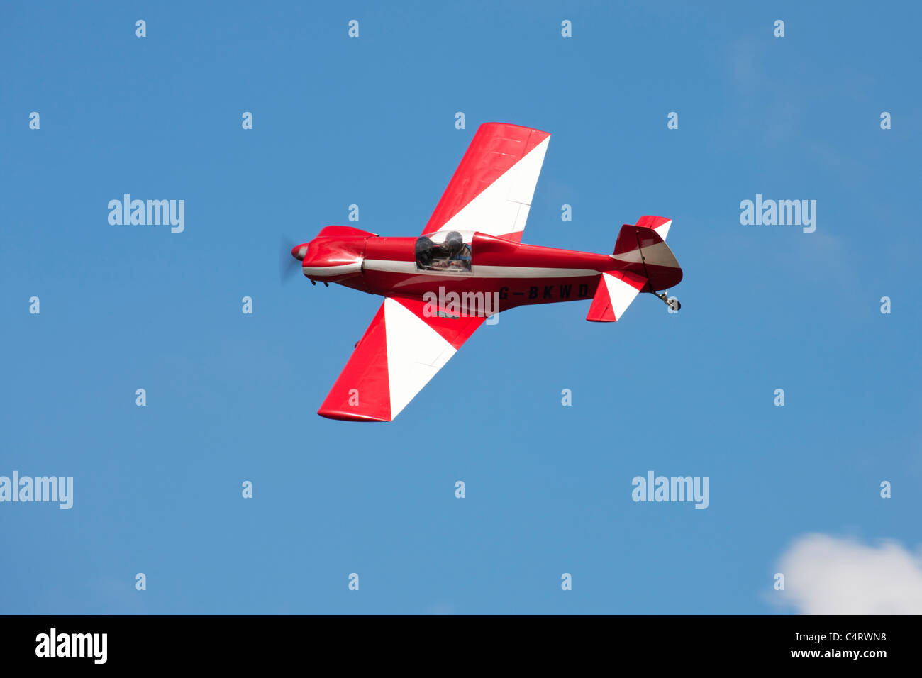 Taylor Titch G-BKWD in flight at Sturgate Airfield Stock Photo - Alamy