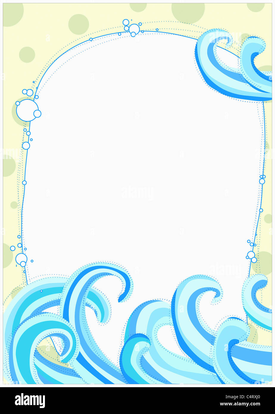 wave illustration in letters Stock Photo - Alamy