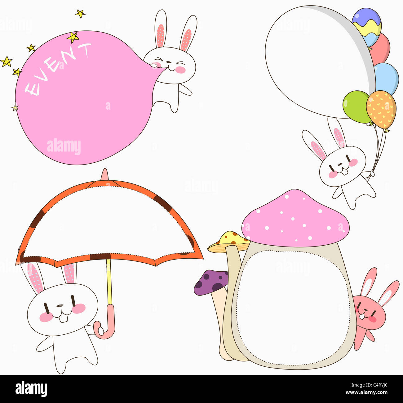 various types of sticker icons Stock Photo - Alamy