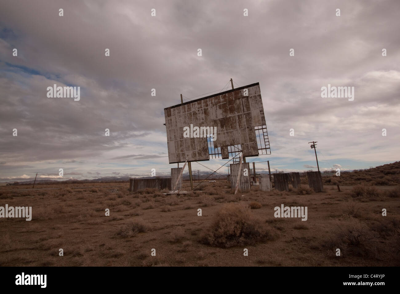 Abandoned drive in cinema hi-res stock photography and images - Alamy