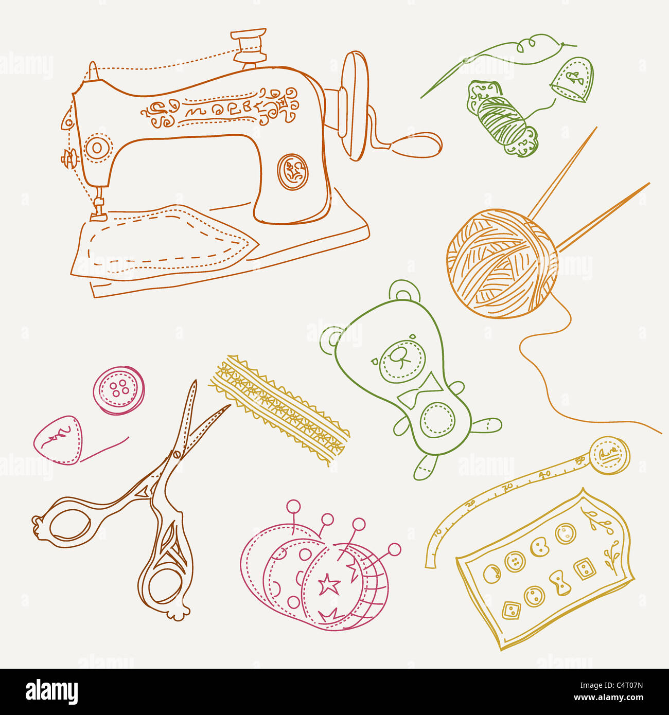 various types of object Stock Photo - Alamy