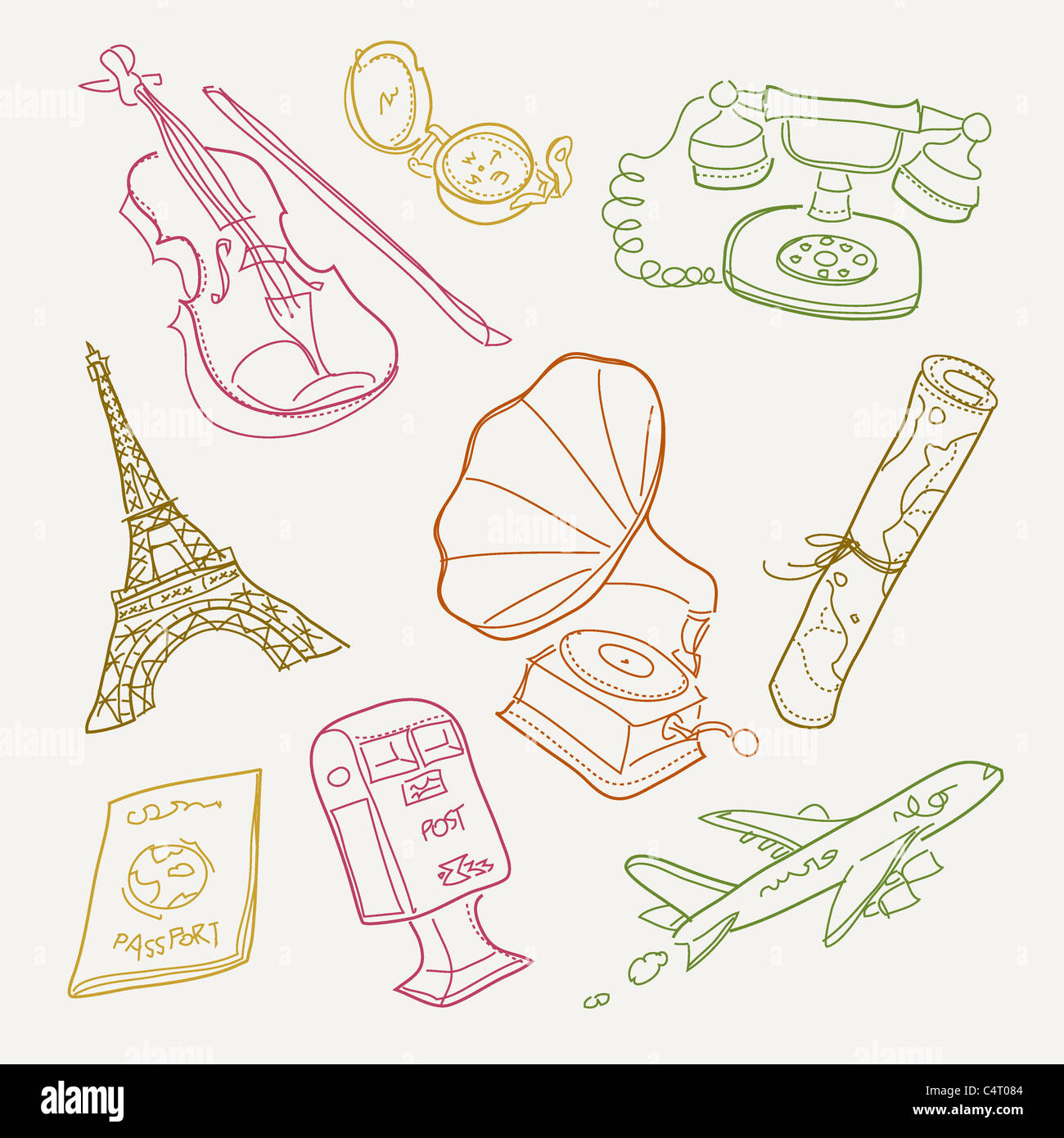 various types of object Stock Photo - Alamy