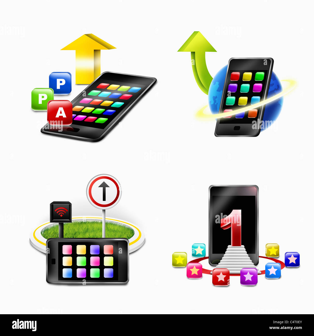 smartphone application icons Stock Photo - Alamy smartphone application icons Stock Photo - Alamy