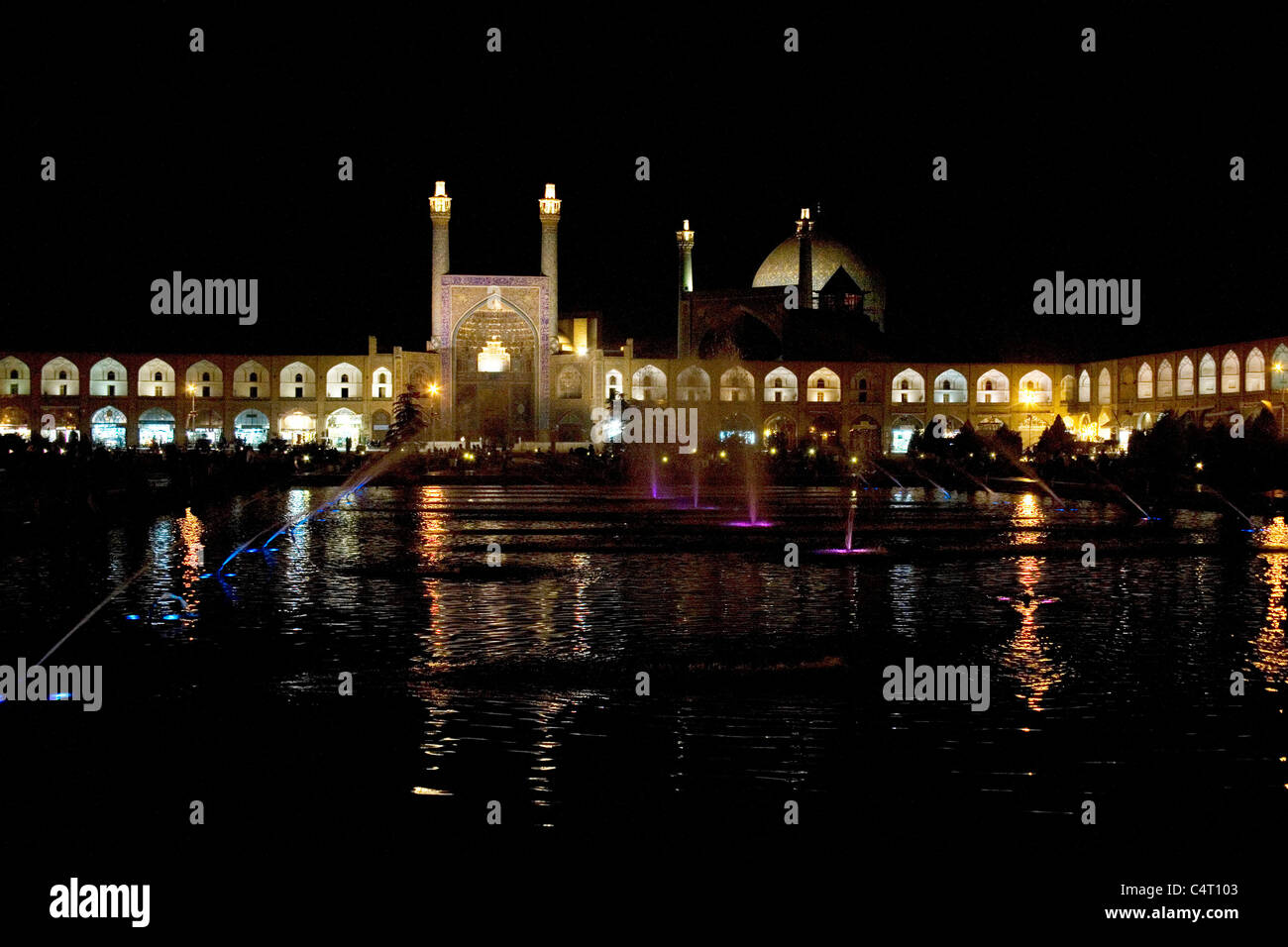 Emam mosque in Emam square, Isfahan, Iran Stock Photo - Alamy