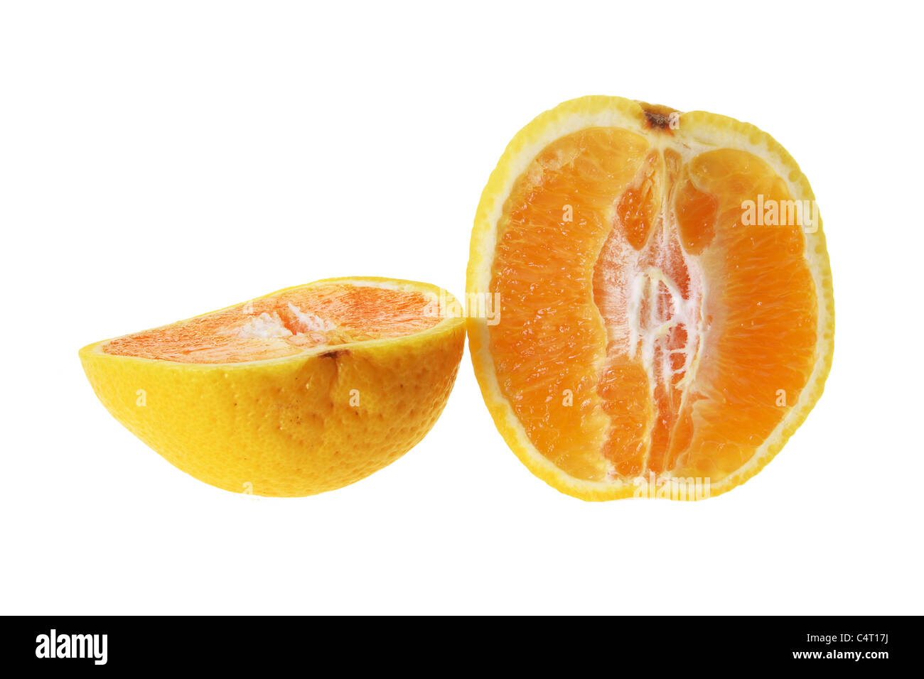 Citrus halves Cut Out Stock Images & Pictures - Alamy