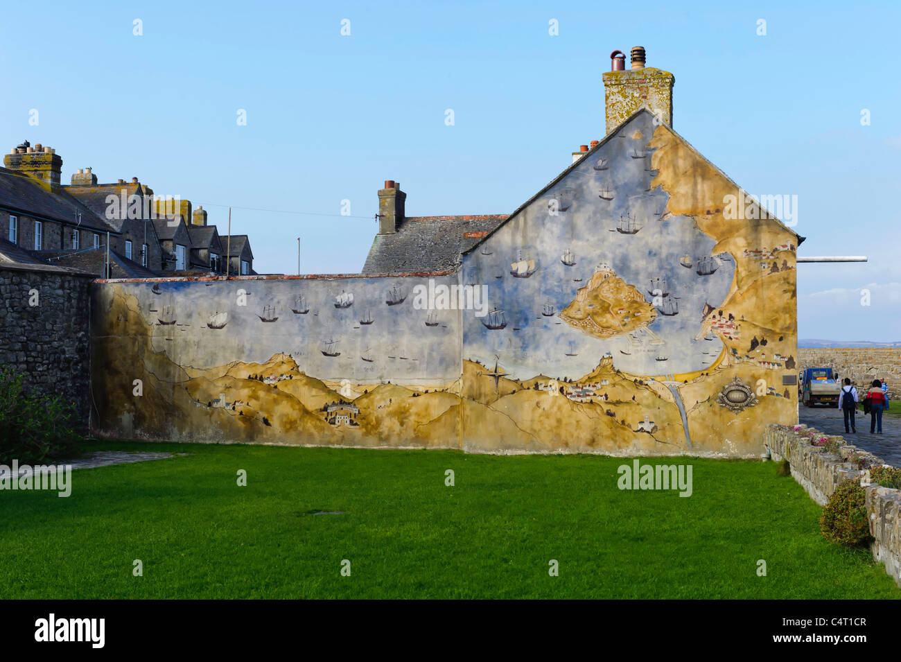 Mural on st michaels mount hi-res stock photography and images - Alamy