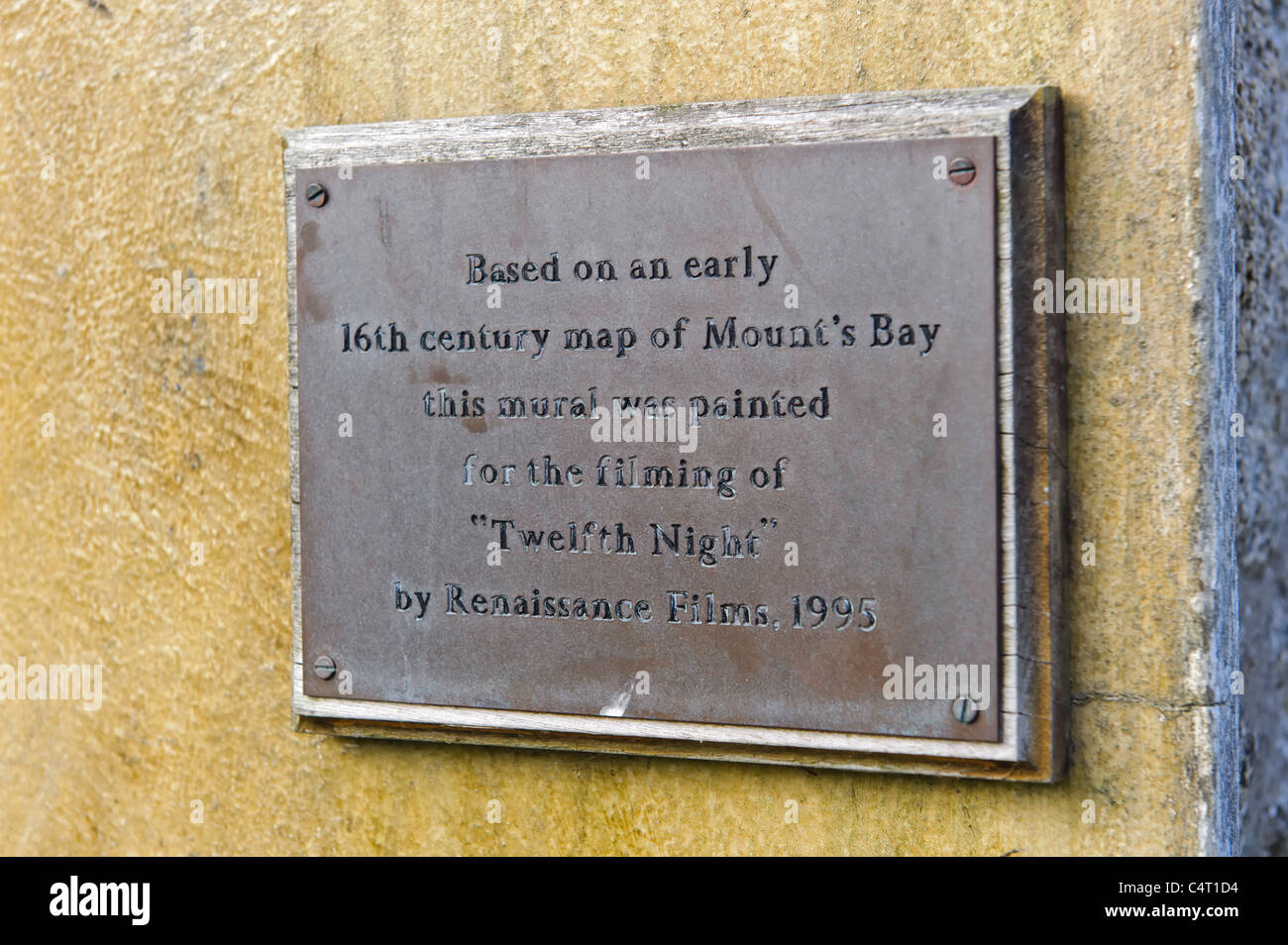 Mural on st michaels mount hi-res stock photography and images - Alamy