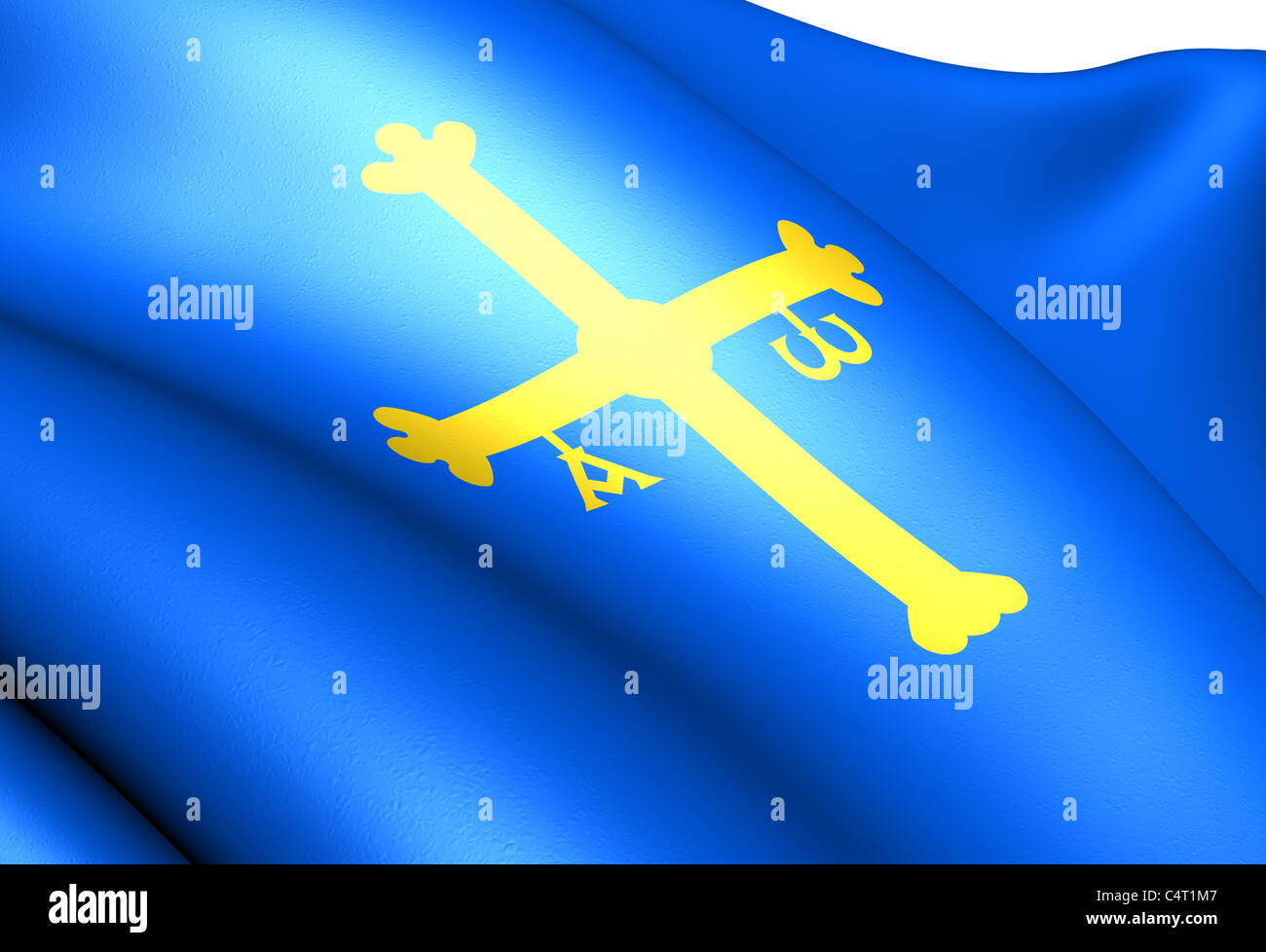 Flag of the region asturias hi-res stock photography and images - Alamy