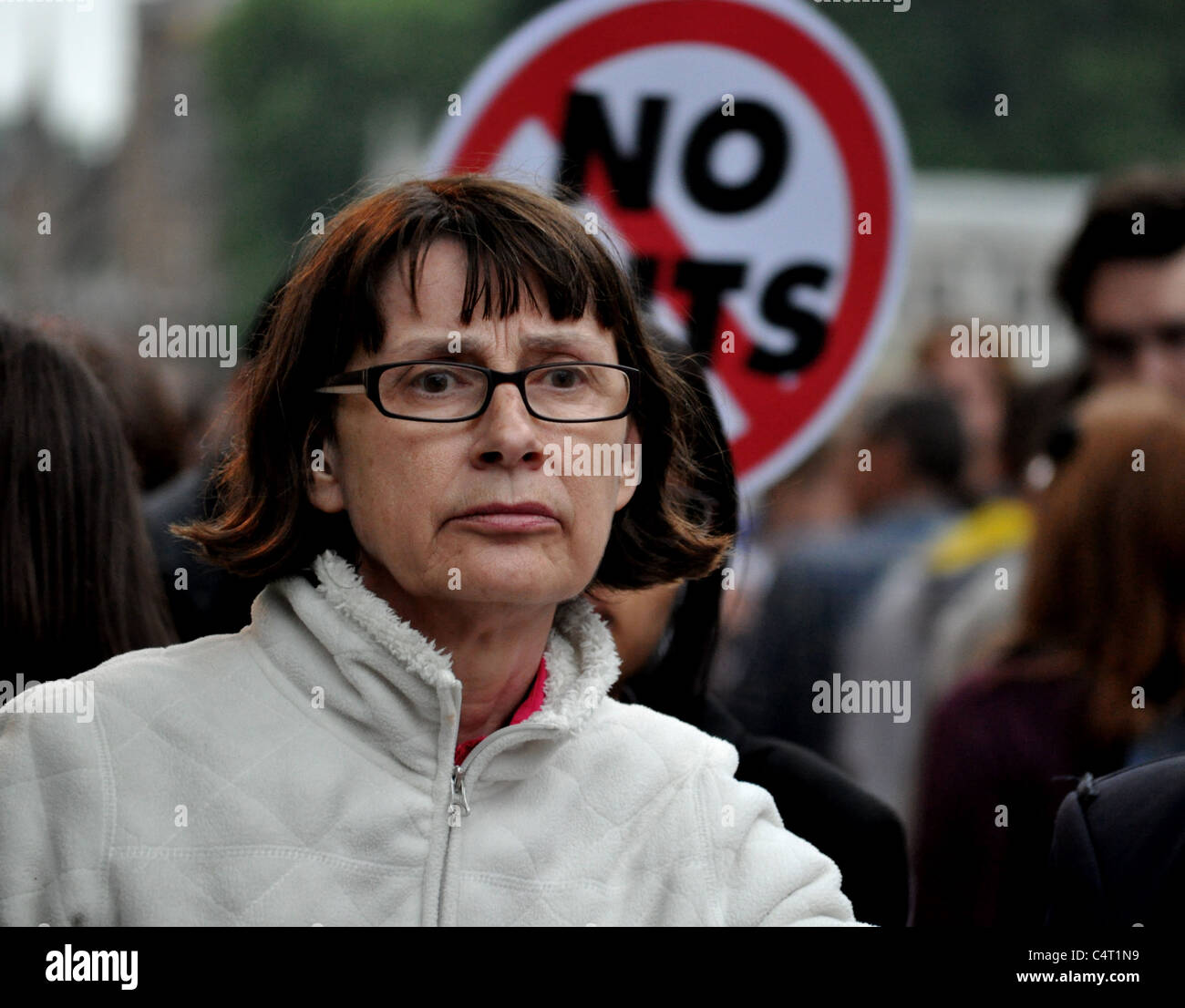 Digital photographs of 17th May march from UCH to Whitehall, in protest ...