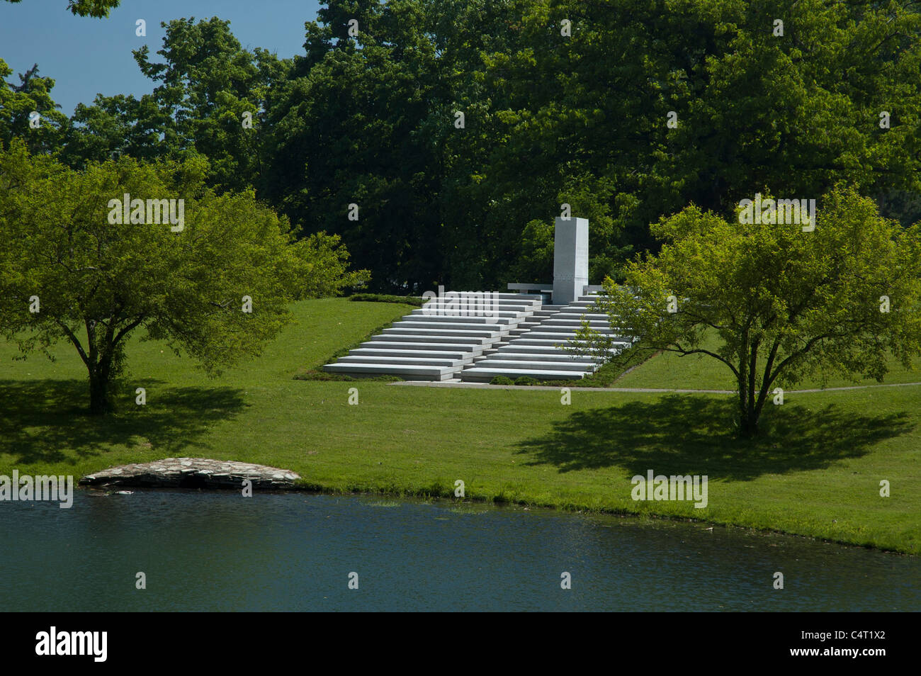 The Blue Sky Mausoleum, Forest Lawn Cemetery, Buffalo, New York, USA ...