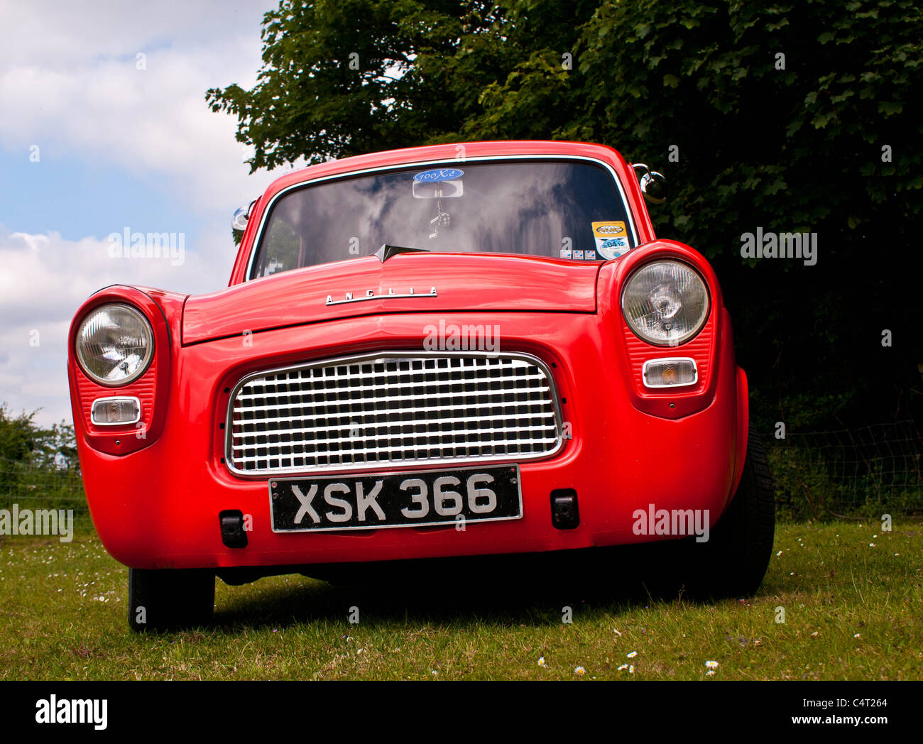Renovated classic car 1959 Ford Anglia 100E Stock Photo - Alamy