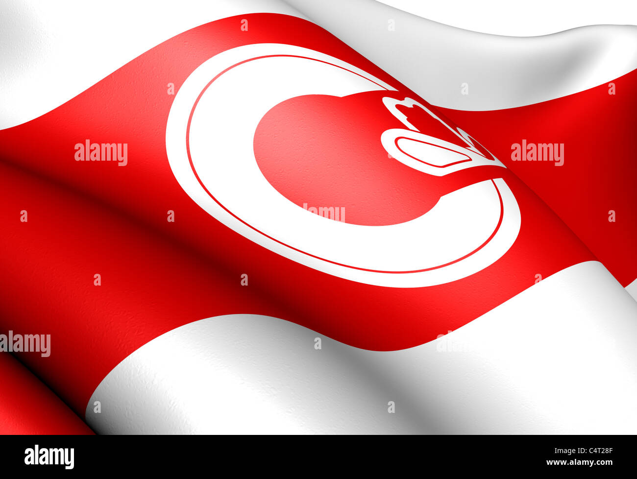 Flag of Calgary. Close up Stock Photo - Alamy
