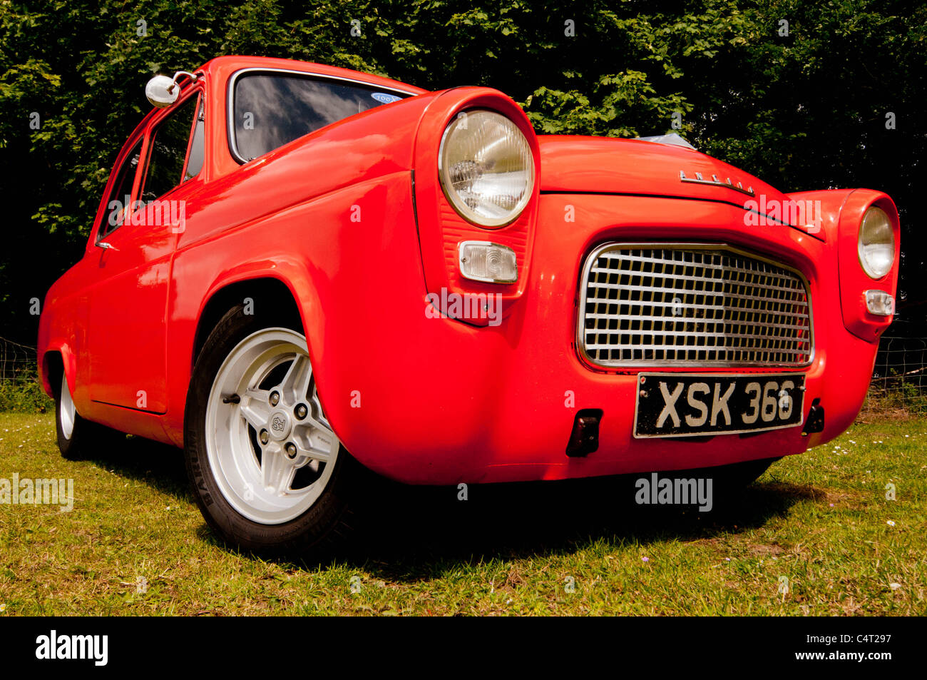Renovated classic car 1959 Ford Anglia 100E Stock Photo - Alamy