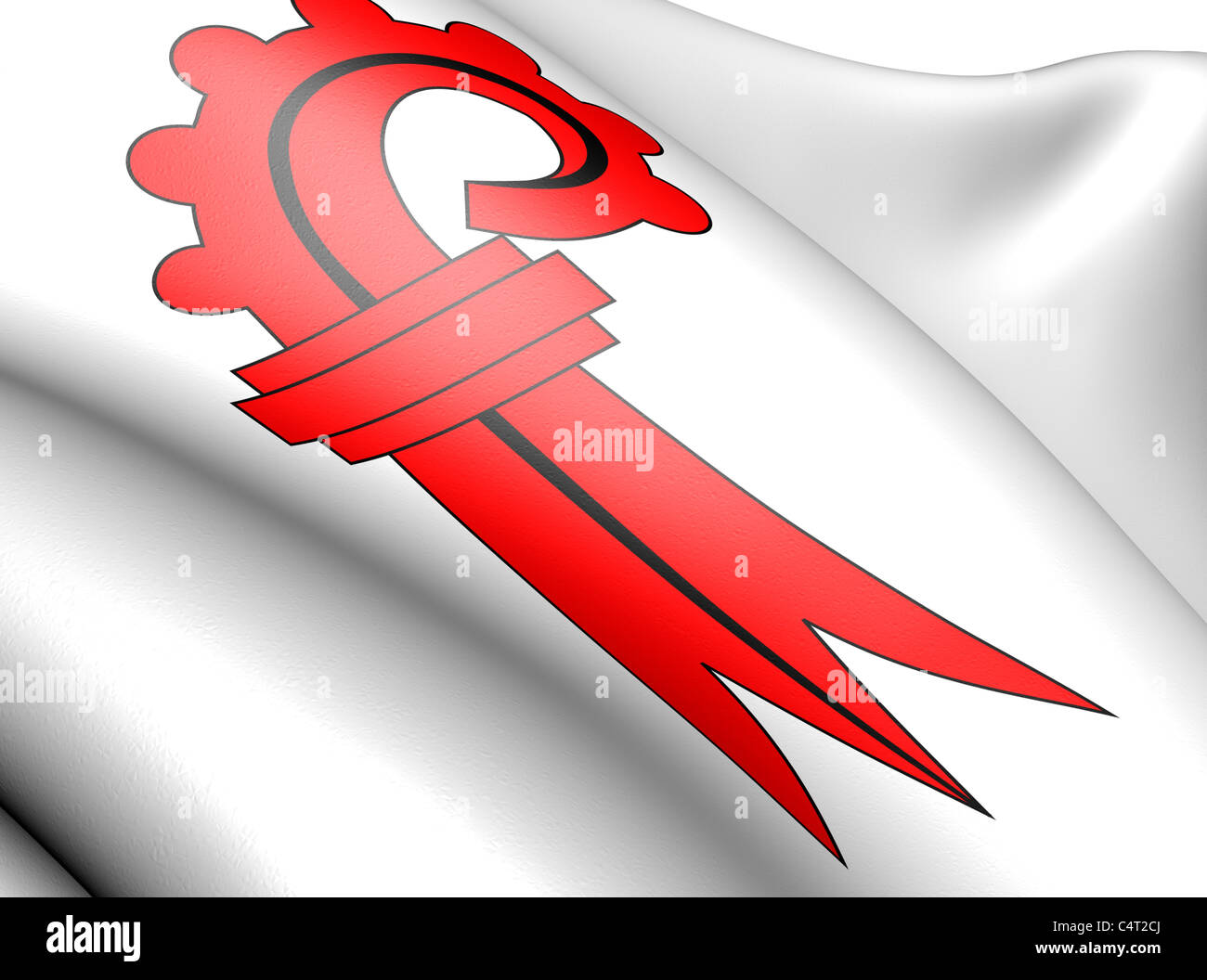 Flag of Basel. Close up Stock Photo - Alamy