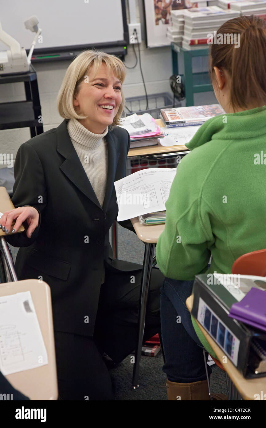 Eighth Grade Language Arts Classroom Stock Photo - Alamy