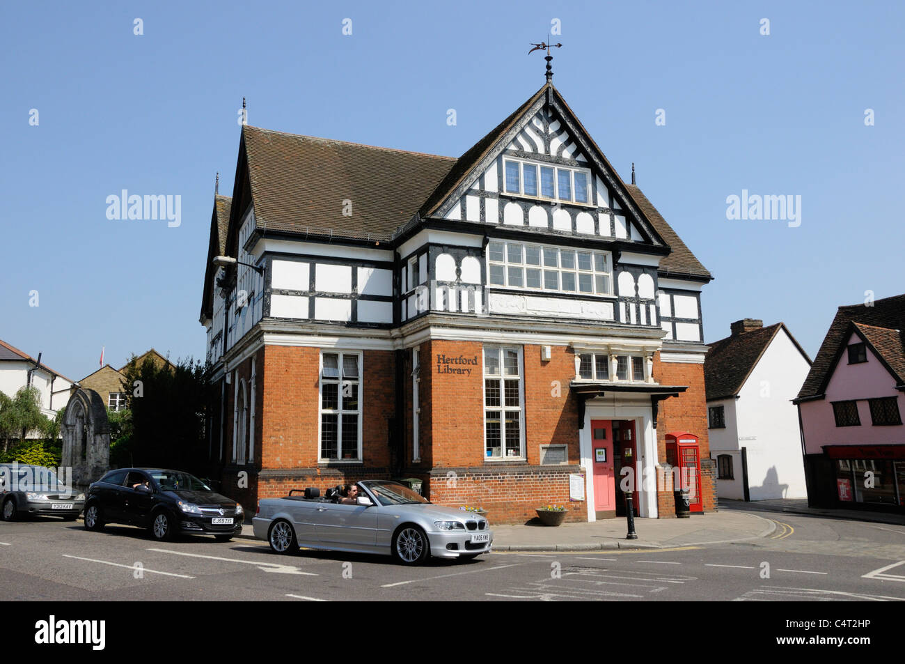 Hertford Public Library Stock Photo - Alamy