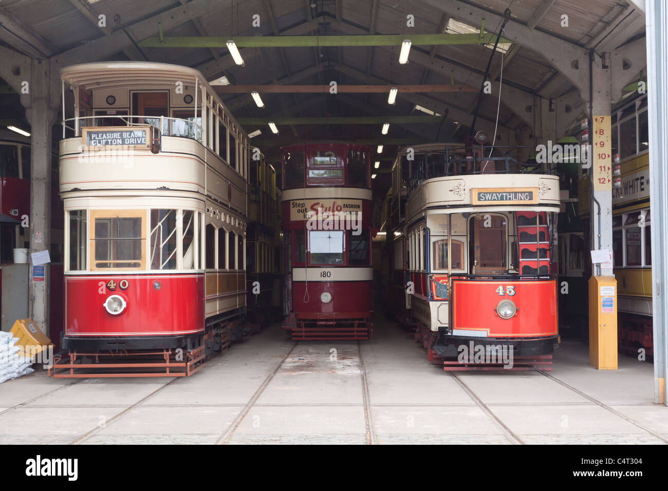 Trams shed hi-res stock photography and images - Alamy