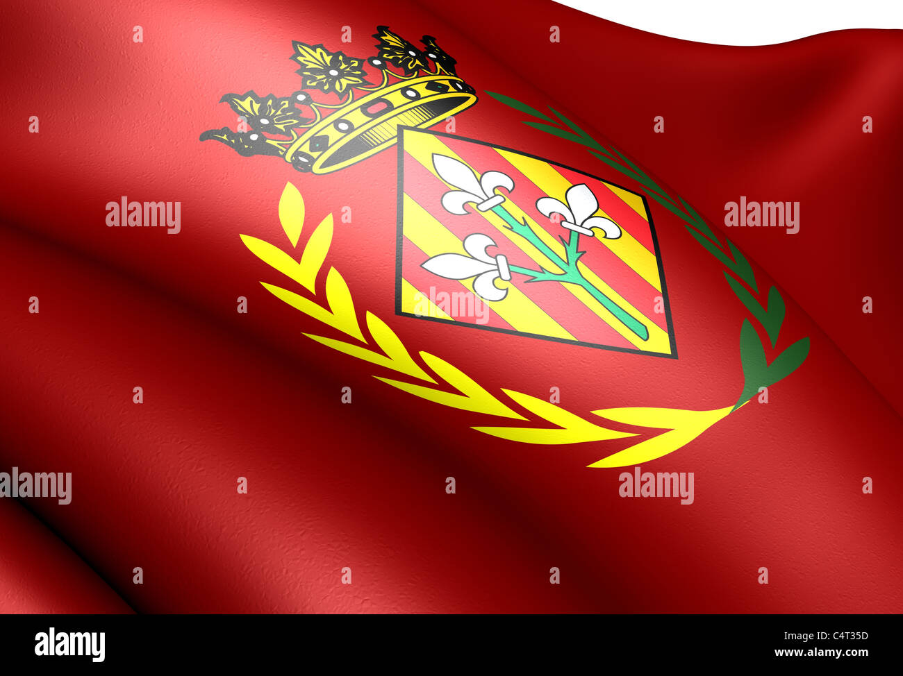 Flag of lleida province hi-res stock photography and images - Alamy