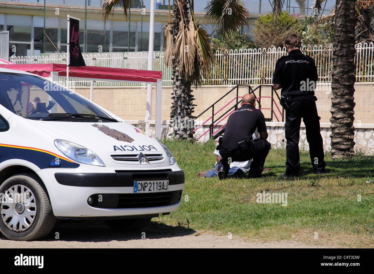 Two officers talking two officers talking hi-res stock photography and ...