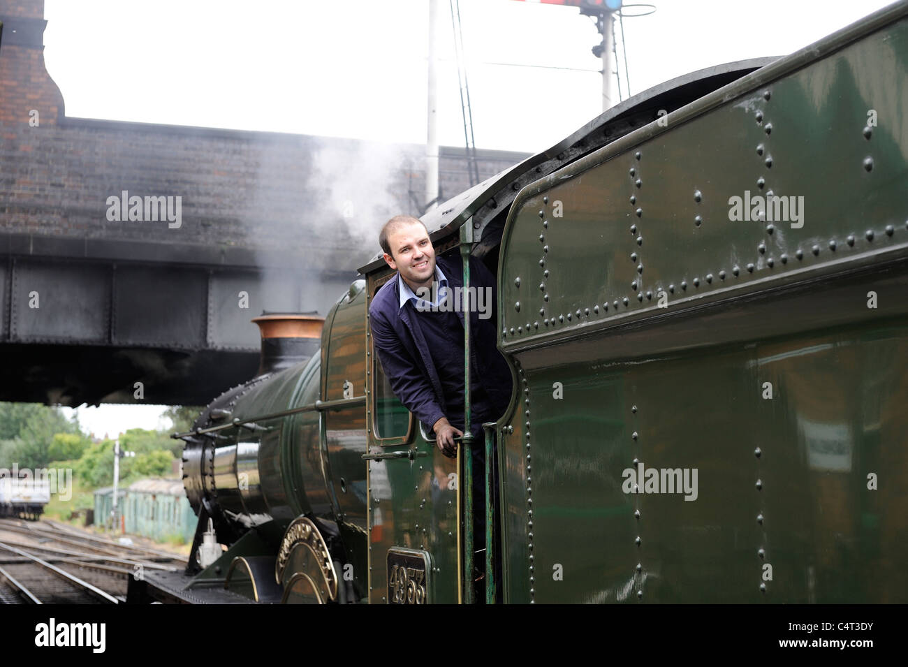 Steam train driver uk hi-res stock photography and images - Alamy
