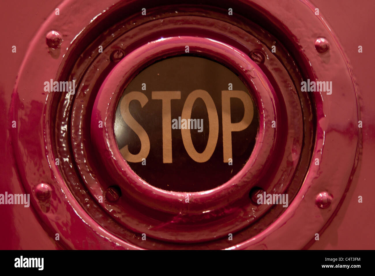 Vintage tram stop sign hi-res stock photography and images - Alamy