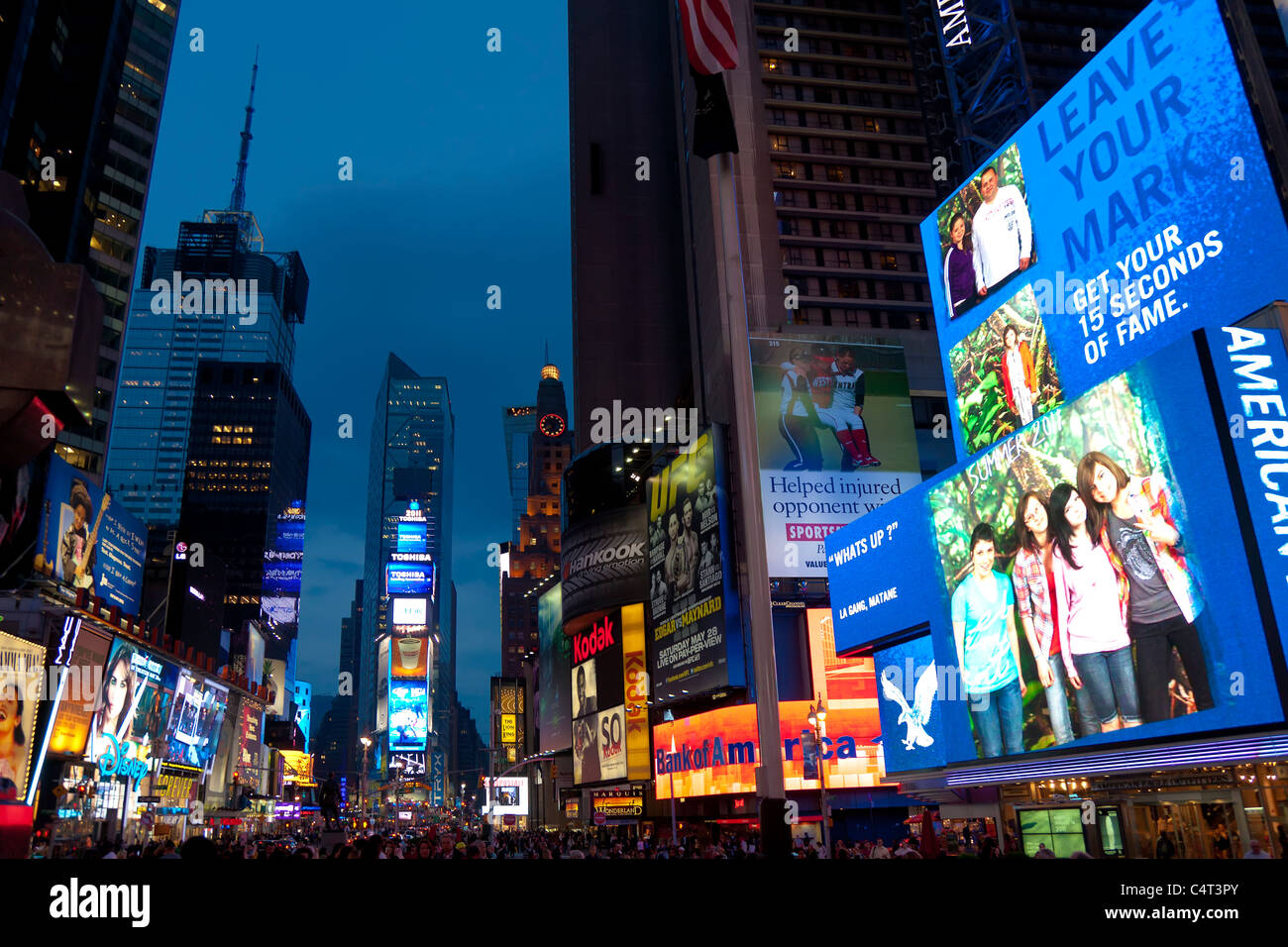 Times Square, Manhattan, New York, USA Stock Photo - Alamy