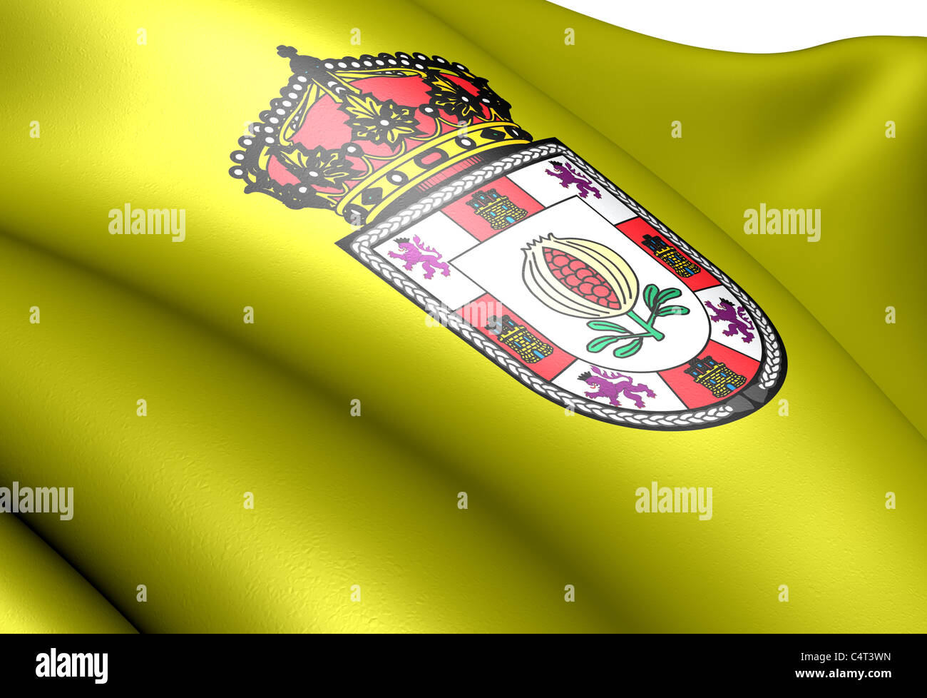 Flag of Granada. Close up Stock Photo - Alamy