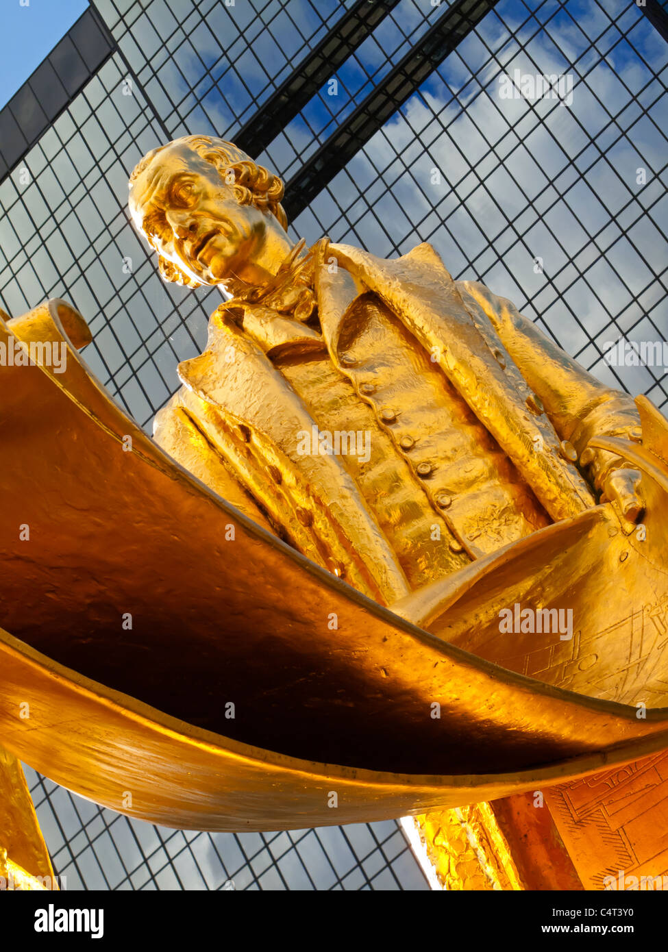 England Birmingham James Watt Statue High Resolution Stock Photography ...