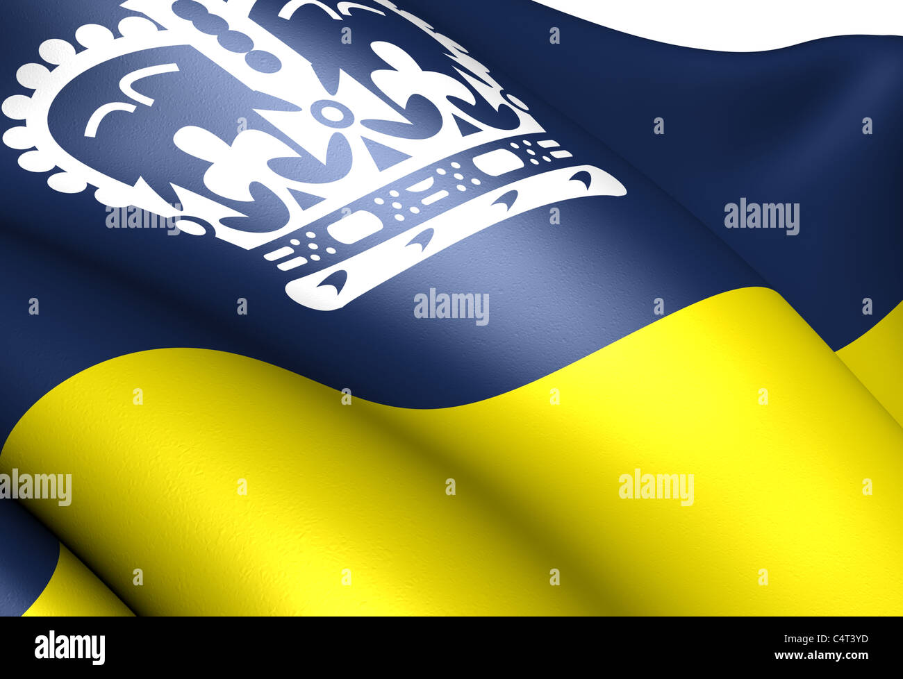 Flag of Regina. Close up Stock Photo - Alamy
