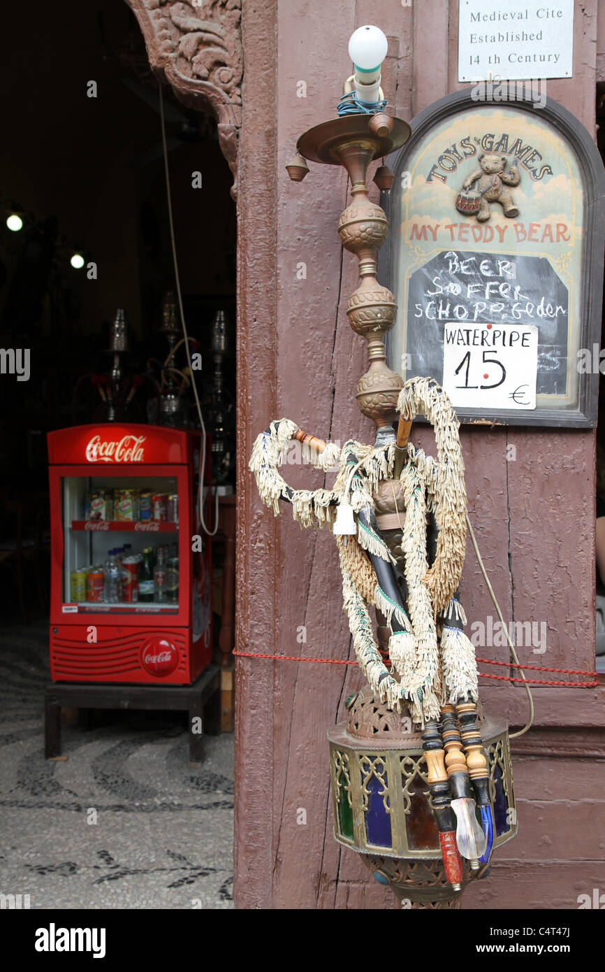 A traditional water pipe on display in Crete, Greece Stock Photo - Alamy