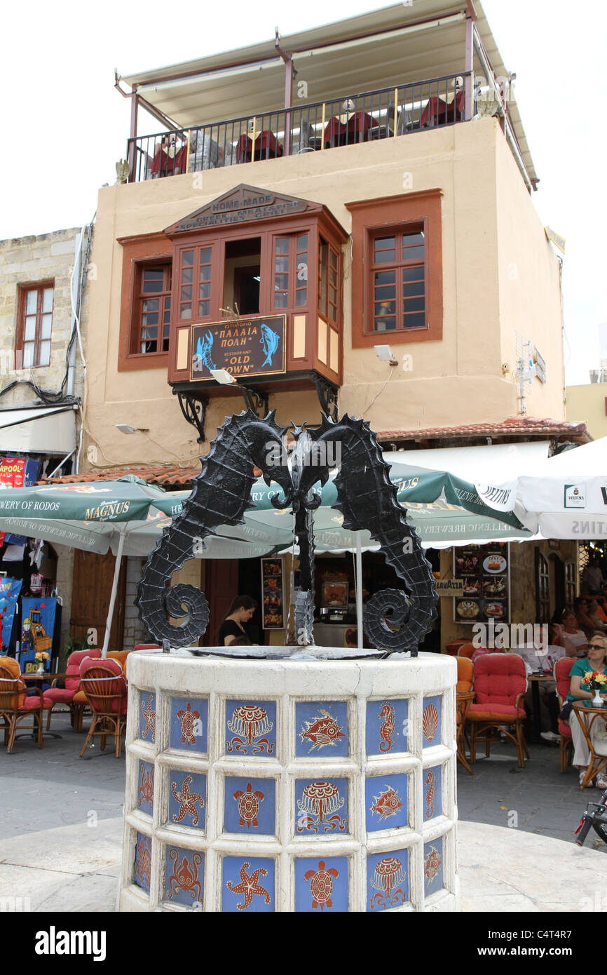 Old Jewish Quarter Rhodes Old Town High Resolution Stock Photography ...