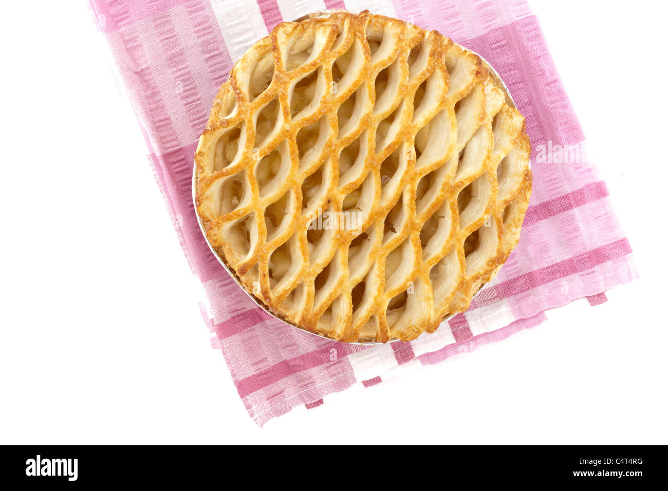 Lattice pastry apple pie Stock Photo - Alamy