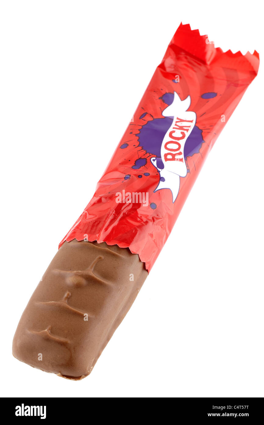 Rocky chocolate bar Stock Photo - Alamy