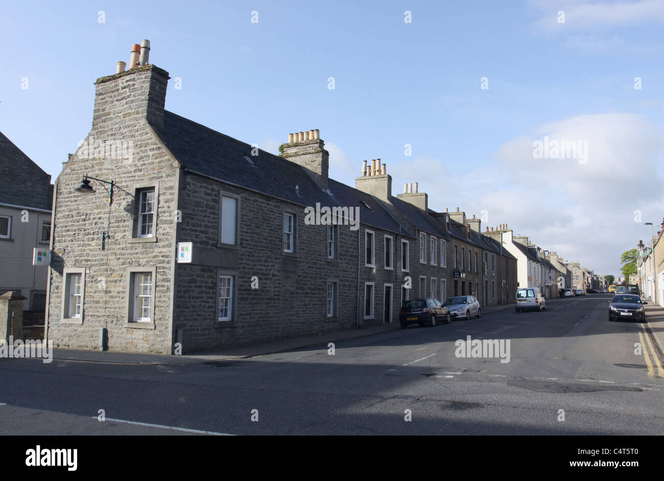 Thurso street scene Caithness Scotland May 2011 Stock Photo - Alamy