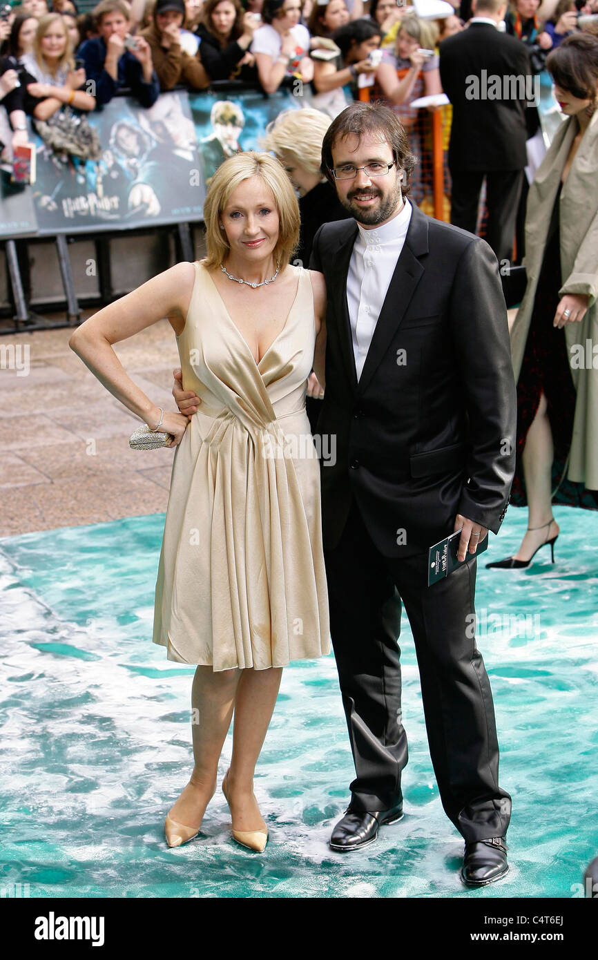 English author JK Rowling and her husband Dr Neil Murray arrive at the ...