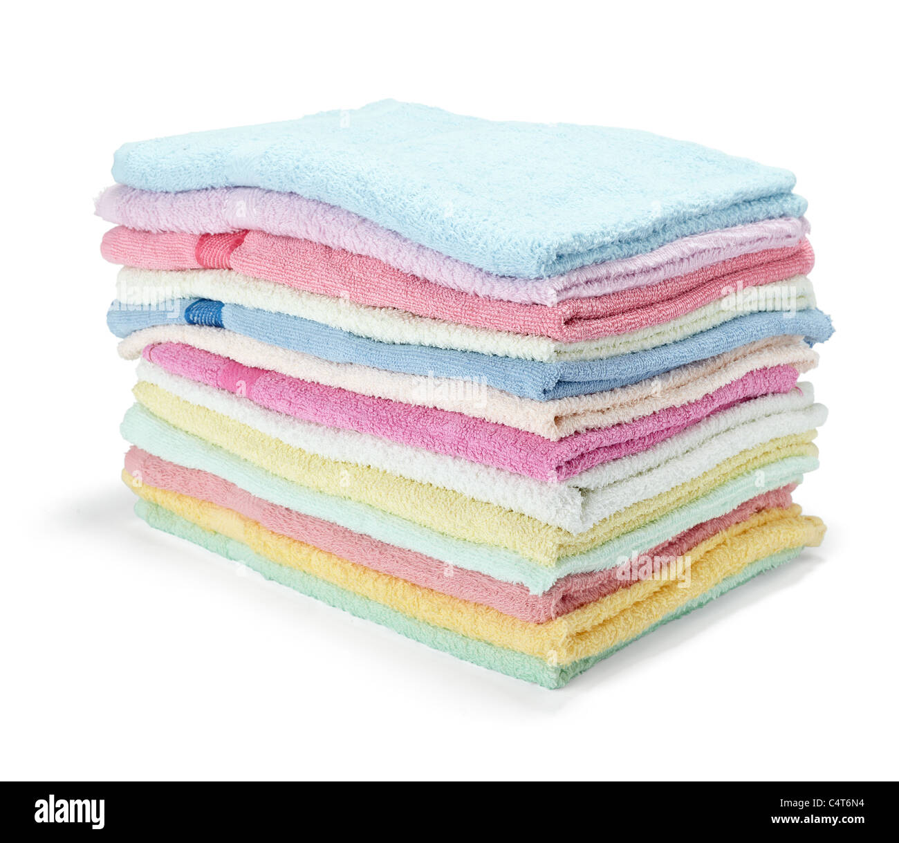 stack of towels Stock Photo - Alamy