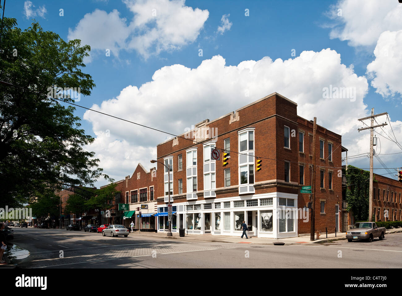 Street view of the Short North area in Columbus Ohio Stock Photo - Alamy