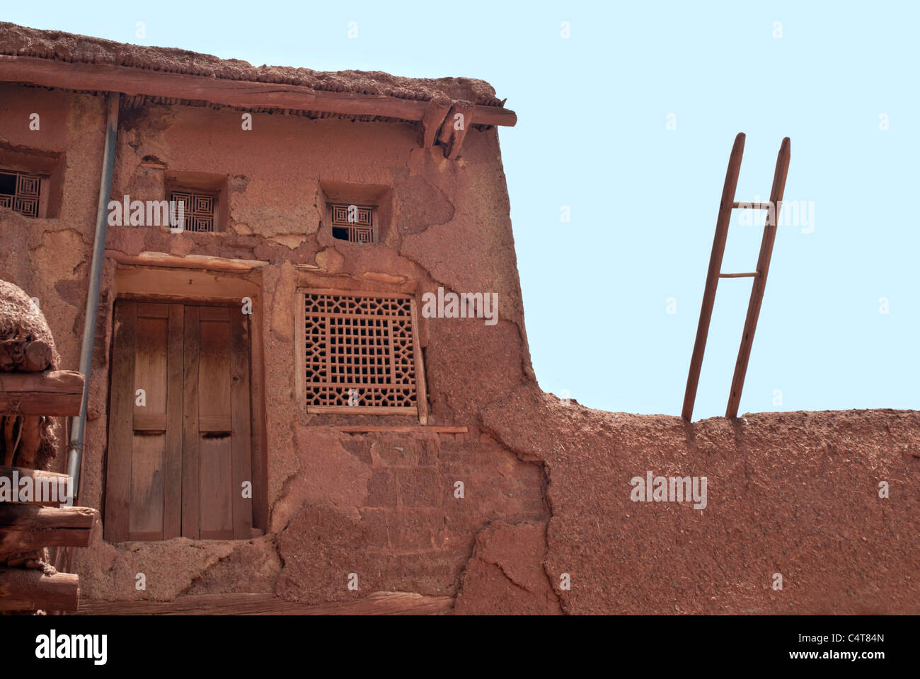 Abyane Abyaneh Iran Province Isfahan Natanz District Old Village Red
