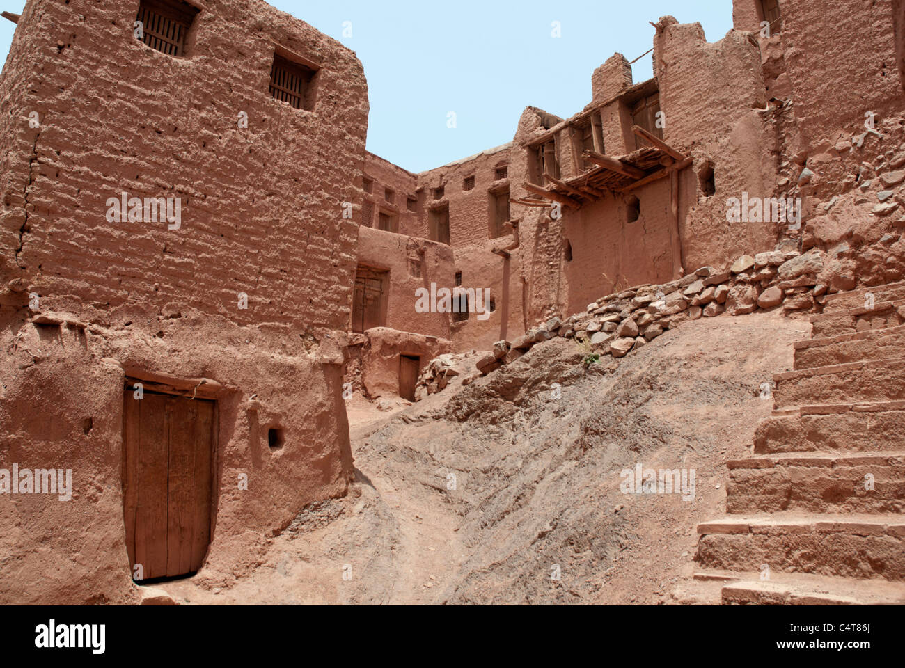 Abyane Abyaneh Iran Province Isfahan Natanz District Old Village Red