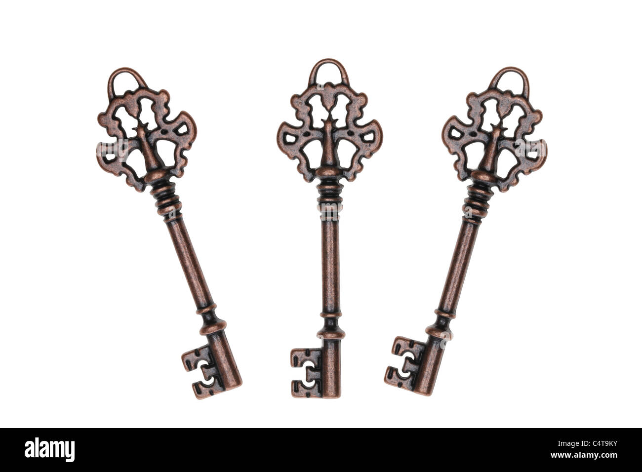 Old set of brass keys hi-res stock photography and images - Alamy